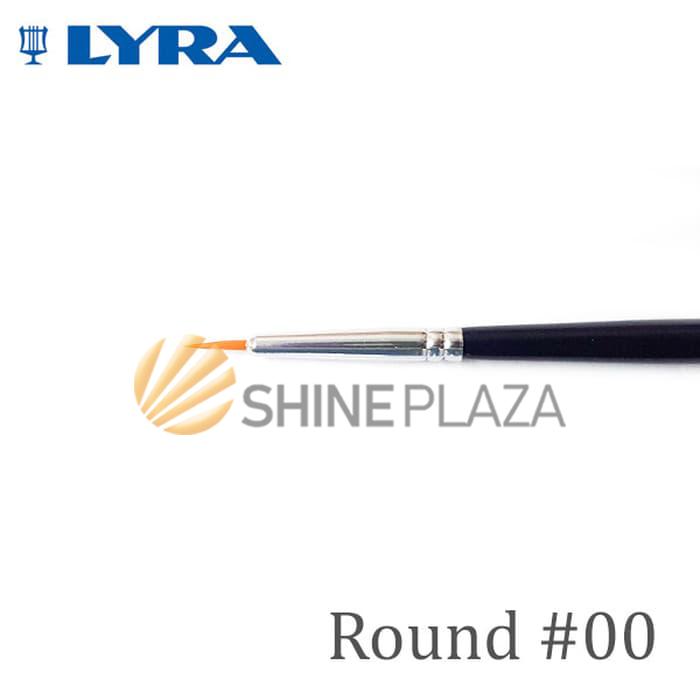Jual Kuas Lukis Lyra Bulat - Kuas Lyra Bulat - Taklon Art Round Brush ...
