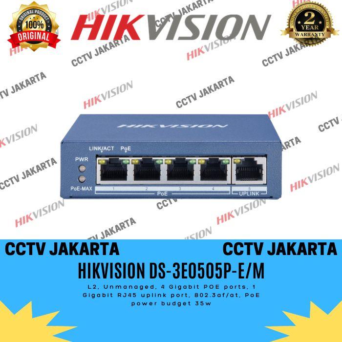 Jual Hikvision DS-3E0505P-E/M - Jakarta Utara - Vistamasta | Tokopedia