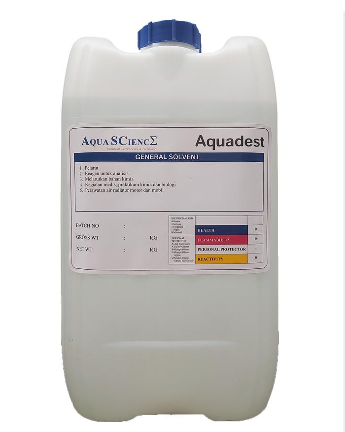 Jual Aquadest 20 Liter / Distilled Water / Air Suling / Aquades /pure Water Di Seller Rosaria ...