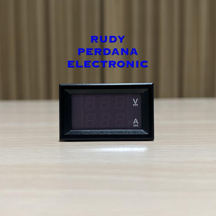Jual VOLTMETER AMPEREMETER DIGITAL DC LED DUAL DISPLAY 0.28" INCH 100V ...