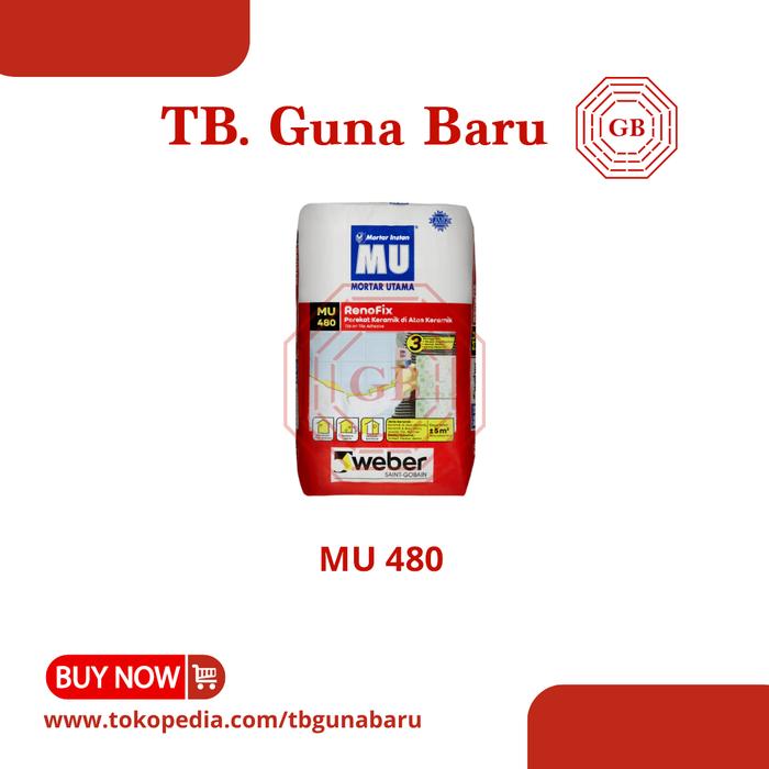 Jual MU 480 Semen Perekat Keramik diatas Keramik/ Renofix 25 Kg - Kota ...