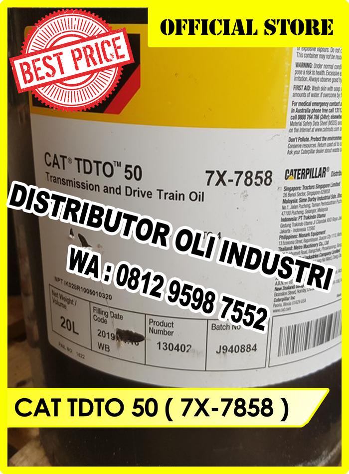Jual CATERPILLAR CAT TDTO SAE 50 ( 7X-7858 ) - 20 L - Kota Tangerang ...