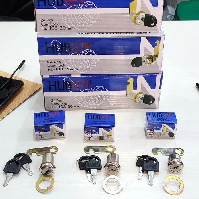 Jual Kunci Loker kait / Cam Lock Huben HL 103 - 30mm, Satuan 1 pcs - Jakarta Barat - JAS jaya ...