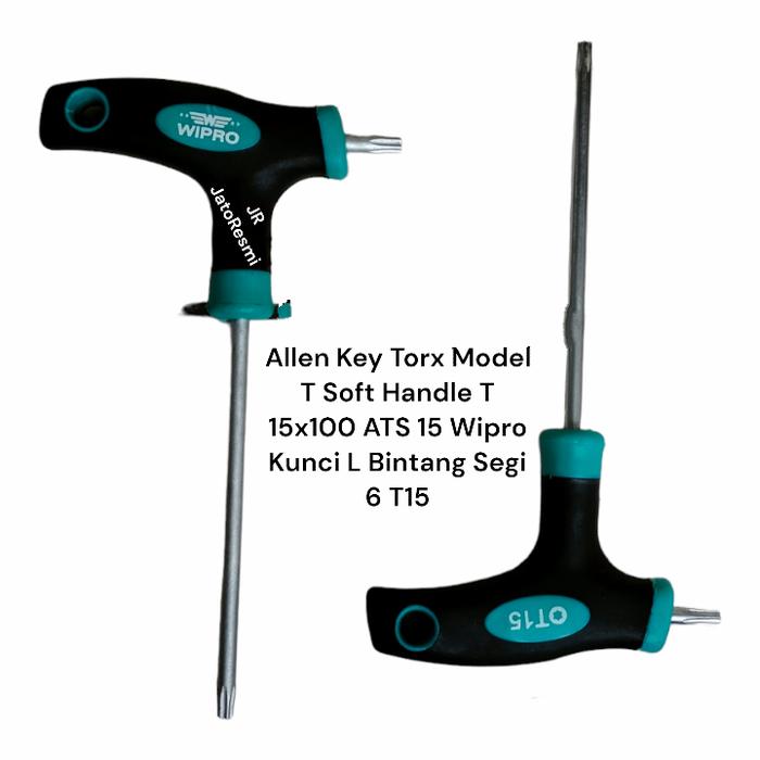 Jual Allen Key Torx Model T Soft Handle T15x110 ATS15 Wipro Kunci L ...