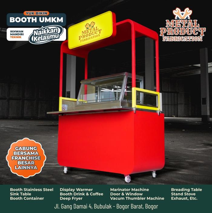 Jual Booth Portable/Booth Portable Stainless/Booth Fried Chicken/Booth ...