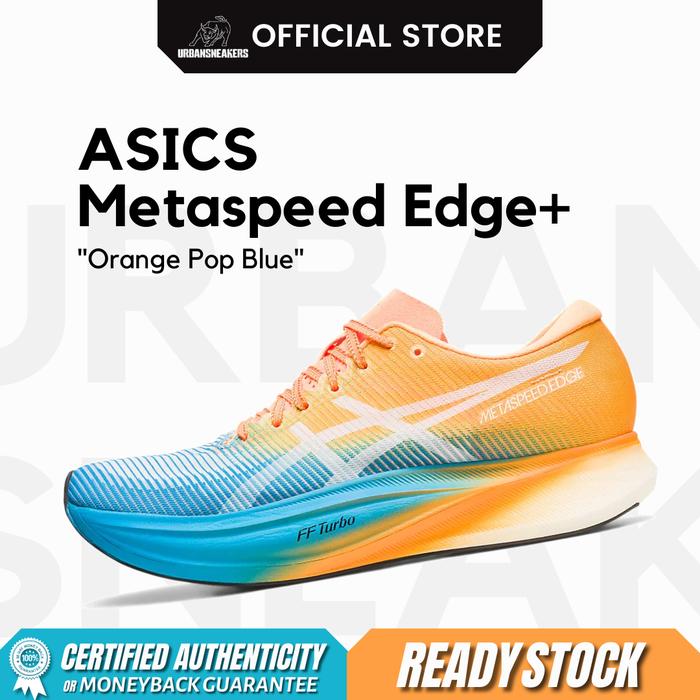 Jual Asics Metaspeed Edge+ Orange Pop Island Blue | 1013A116 400 ...