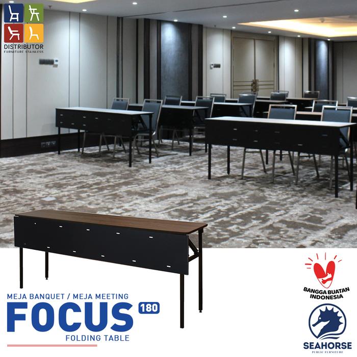 Jual Meja IBM Meja Rapat Meja Lipat - Seahorse FOCUS 180 - HPL + Tutup ...