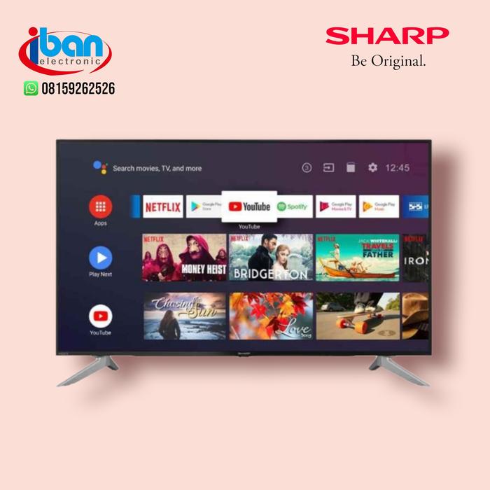 Jual SHARP 4T-C50DL1X 4K UHD SMART ANDROID TV 50 Inch 4TC50DL1X 50DL1X ...
