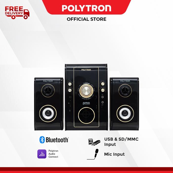 Jual SPEAKER POLYTRON PMA 9503 / PMA9503 [BLUETOOTH / AUX / USB / KARAOKE] - Kota Batam - Batam ...