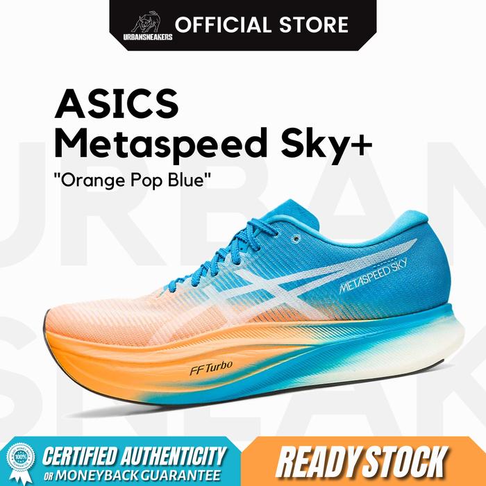 Jual Asics Metaspeed Sky+ Orange Pop Island Blue | 1013A115 800 ...