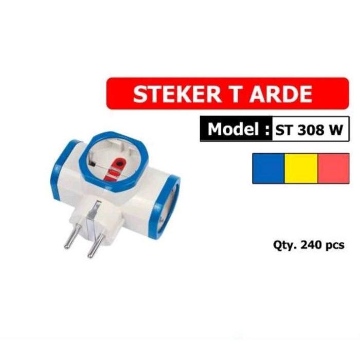 Jual Steker T Arde Switch on off Colokan Cabang 3 T on off - T Arde ...