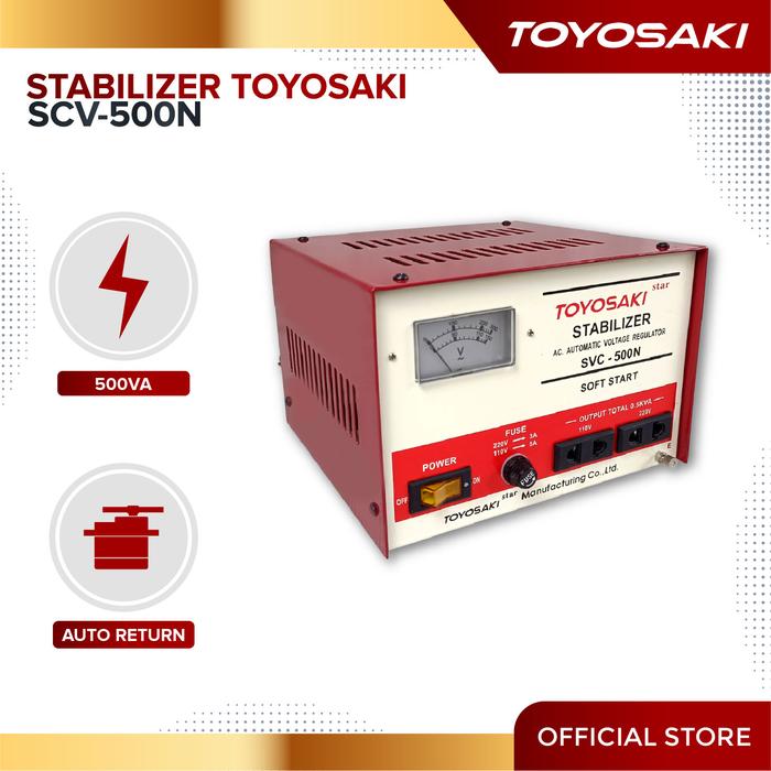 Promo Toyosaki Stabilizer Stavol Listrik Stabiliser 500VA 1000VA 2000VA 3000VA 5000VA 10000VA ...