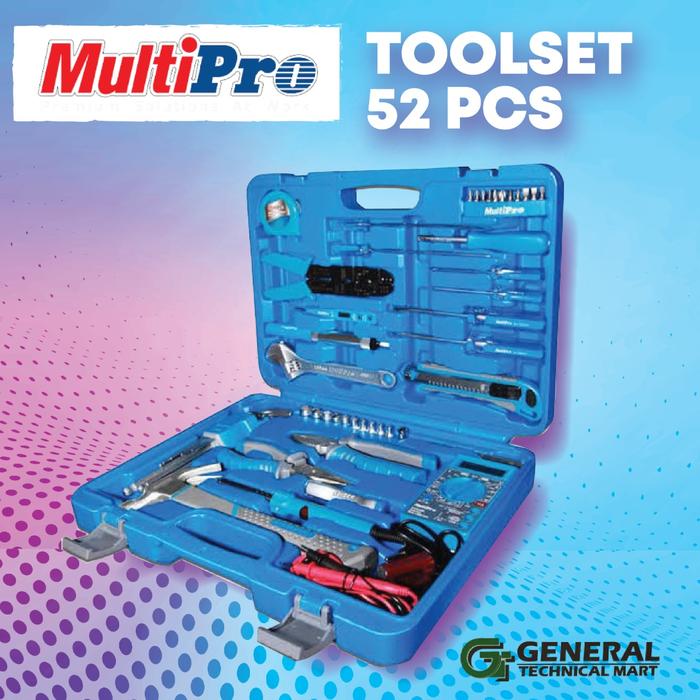 Jual MULTIPRO Toolkit Set Electric Tool set 52 pcs - Jakarta Pusat ...