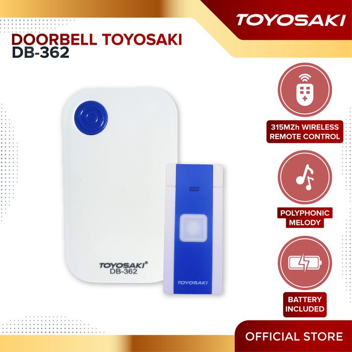 Promo Toyosaki Wireless Doorbell DB-362 - Bell Pintu Rumah - Jakarta Utara - Toyosaki Official ...