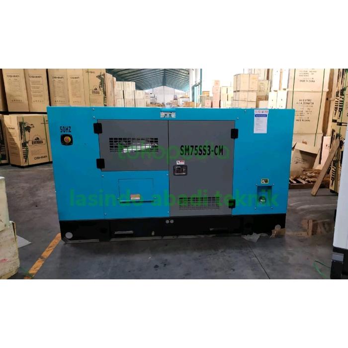 Jual genset silent 75 kva CUMMINS silent diesel 75kva (60kw) 3 phase ...