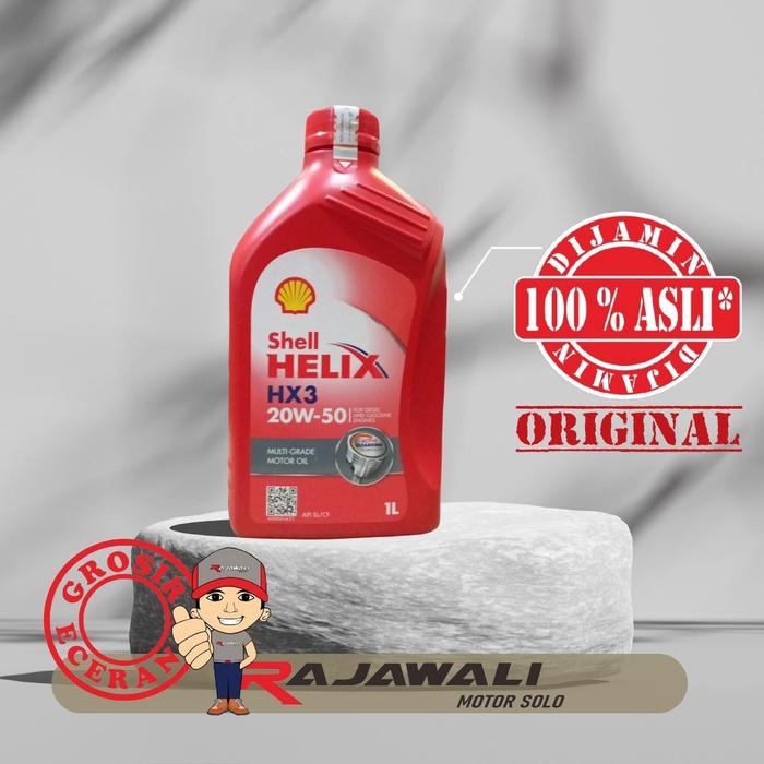 Jual HARGA PROMO Oli Shell Helix HX3 1L 20W-50 Diesel and Gasoline ...