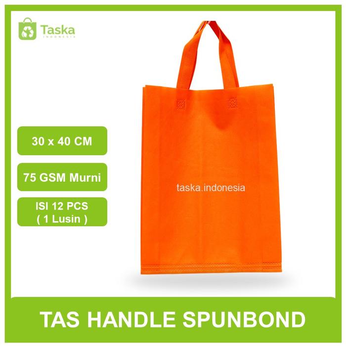 Jual TAS SEMBAKO MURAH SPUNBOND 30X40 PER PCS /ORANGE - Jakarta Barat ...