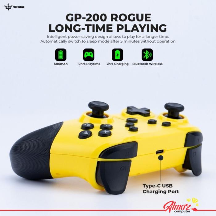 Jual NYK GP200 / GP-200 Rogue Gamepad Bluetooth Dual Mode Gaming ...