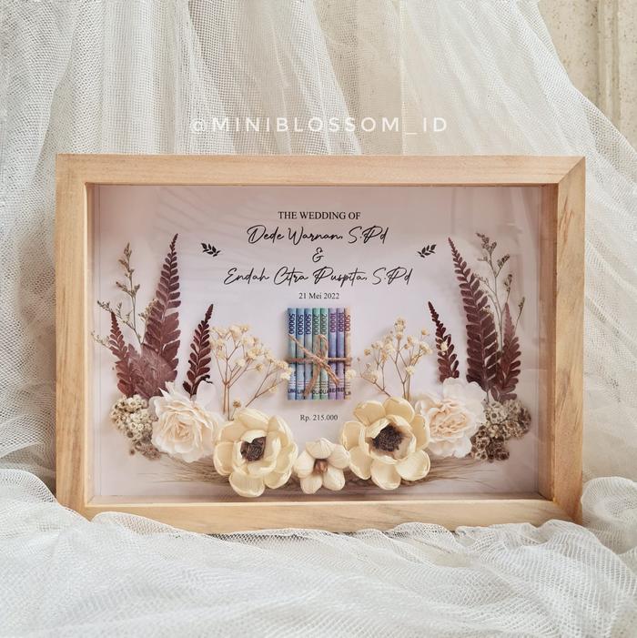 Jual Bingkai mahar rustic / mahar pernikahan / uk. 23cm x 32cm - U ...