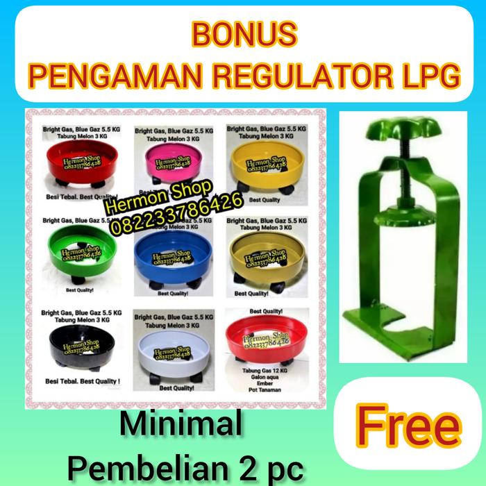 Jual Tatakan Besi Roda Besi Elpiji Gas Lpg 12 Kg Galon Aqua Di Seller ...