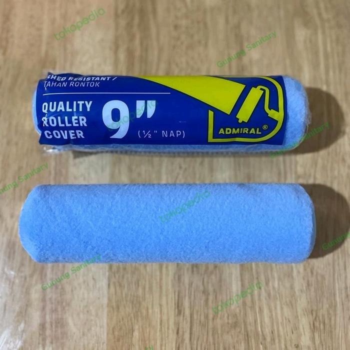 Jual Bulu rol roll ADMIRAL 9 inch isi roller cat refill kuas cat tembok ...