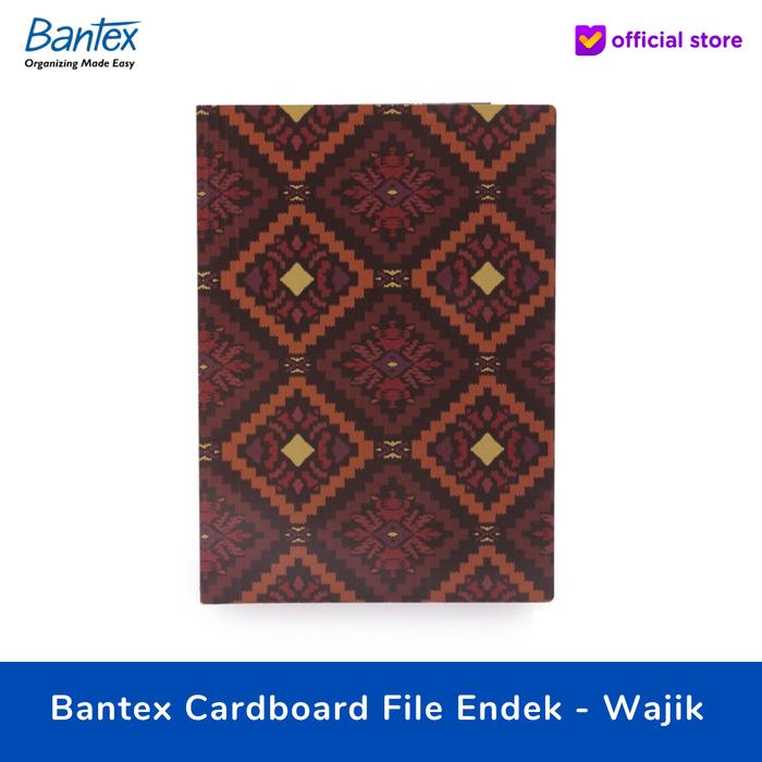 Jual Stopmap Batik / Bantex Cardboard Document File Batik Endek Bali ...