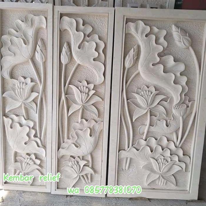Jual batu alam ukir relief batu alam 40x80 - Kab. Gunungkidul - Ukiran ...