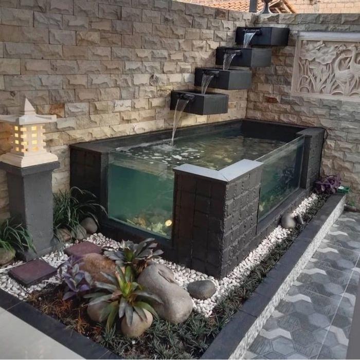 Jual kolam minimalis ikan koi - Jakarta Utara - GOGREEN_PLANTS | Tokopedia