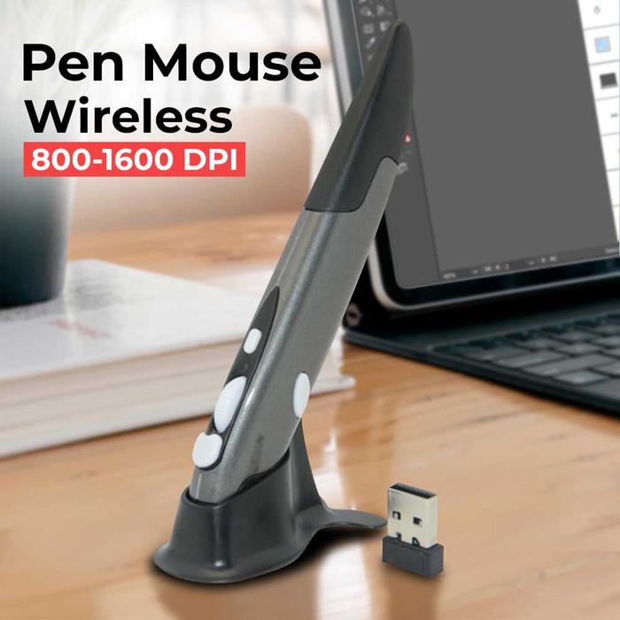 Jual Mouse Pen Wireless untuk pc / laptop / smart tv - 500-1000 DPI ...
