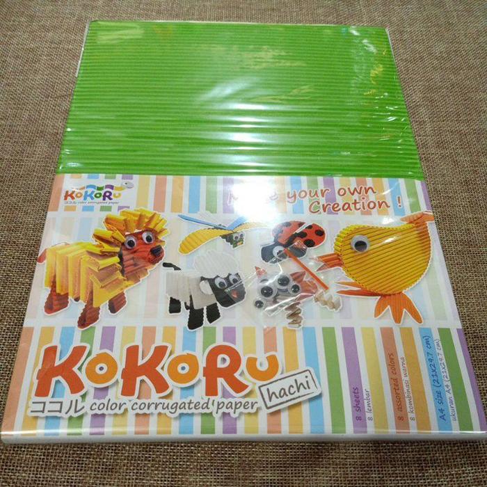 Jual Kertas Kokoru A4 Hachi Hachigo Hachiro / Corrugated Paper Kokoru ...