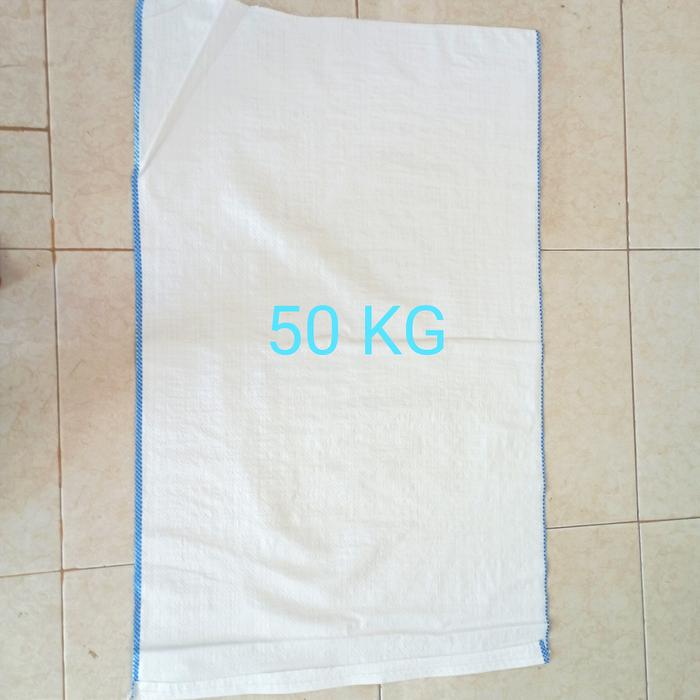 Jual Karung Beras 50kg polos putih susu [doff] ukuran 56x90cm - Kab ...