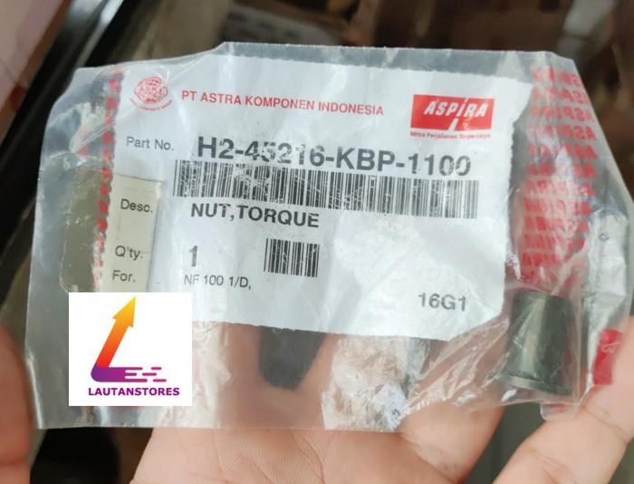 Jual H2-45216-KBP-1100 TORQUE NUT PALA BABI SUPRA X - Jakarta Barat - lautanmotor | Tokopedia