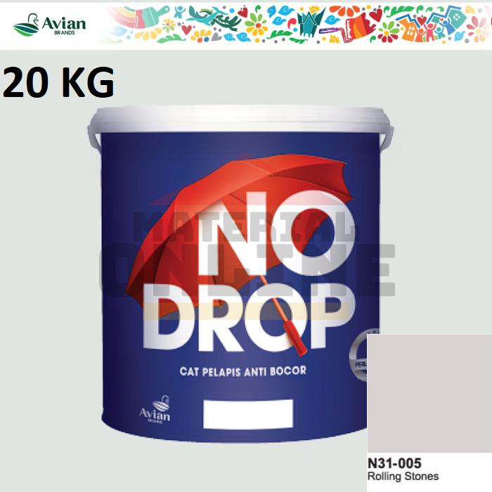 Jual Nodrop No Drop Tinting 20kg 20 Kg N31-005 Rolling Stones pail ...
