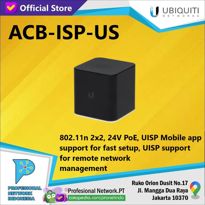 Jual UBIQUITI ACB-ISP-US UISP airCube ISP Access Point - Jakarta Pusat - Profesional Network.PT ...
