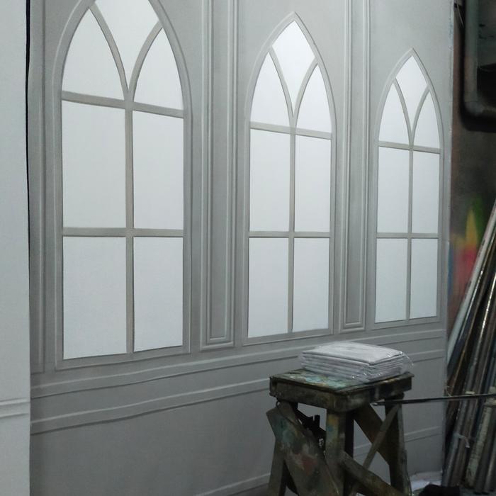 Jual background studio photo motip jendela UK L3xT4.5m - Jakarta Timur ...