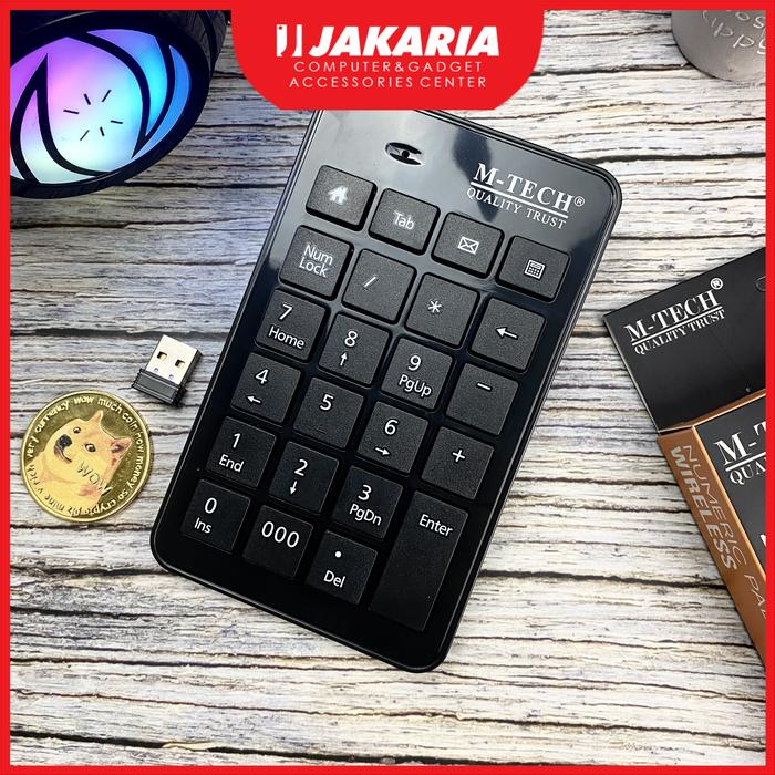 Jual Keyboard Numeric Wireless Mtech M-tech Keypad Numerik Angka Di ...