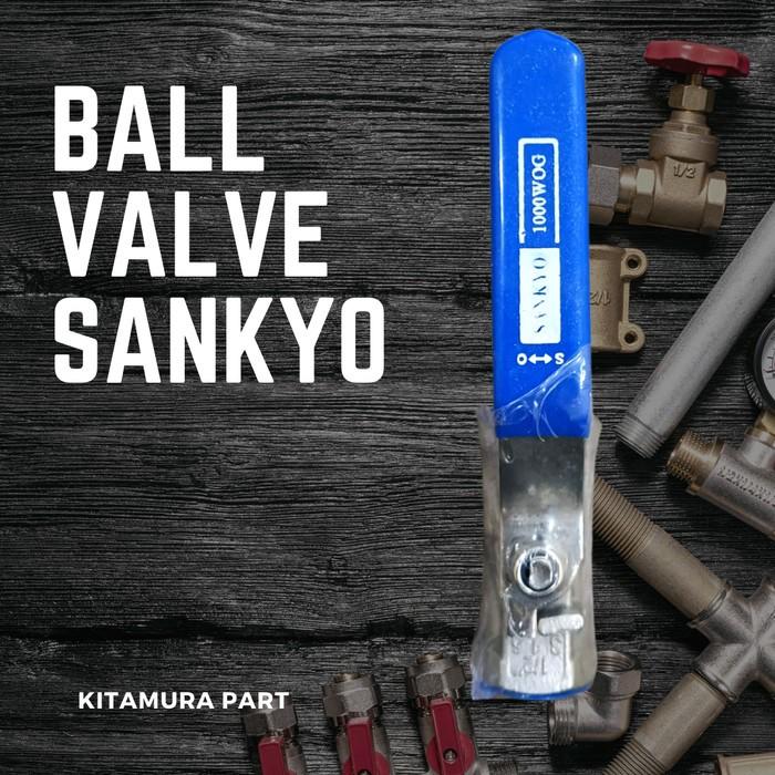 Jual kran air ball valve stainless steel sankyo 3 (inch) - Jakarta ...