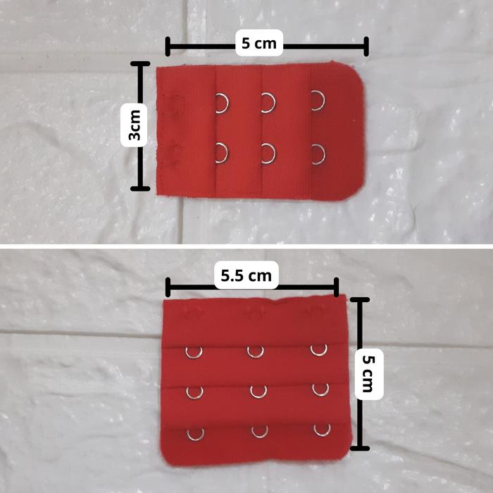 Jual 2 Kait / 3 kait TALLY Bra Extender Strap Sambungan Tali BH ...