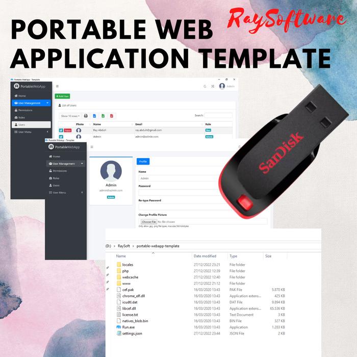 Jual Aplikasi Web Template PHP Laravel + AdminLTE (Portable Aplikasi ...