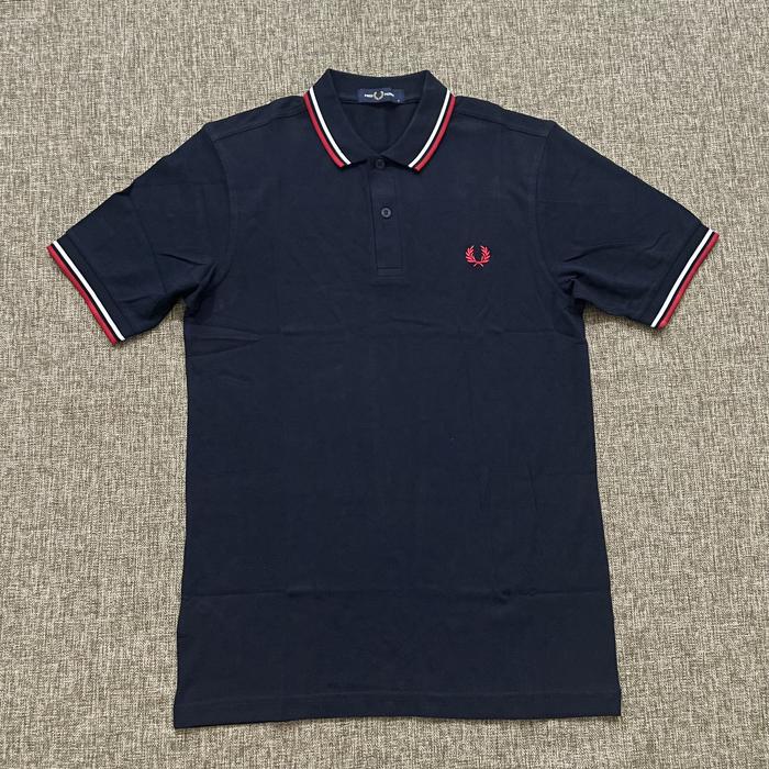 Promo Fred Perry Red White Tipped Polo Navy Original - Kab. Tangerang ...