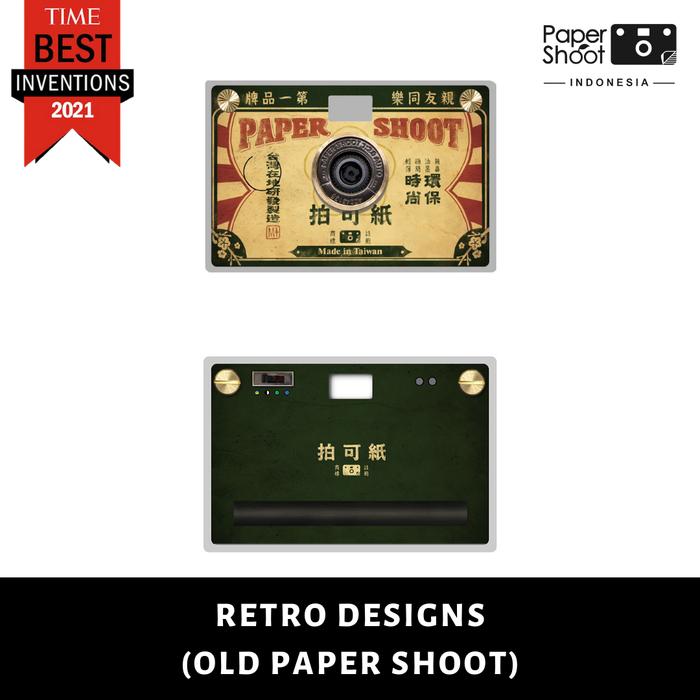 Jual Retro Designs Series - Paper Shoot Camera - Old Paper Shoot - Kota ...