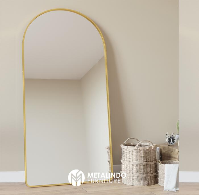 Jual kaca cermin wall mirror minimalis modern, frame mirror stainless ...
