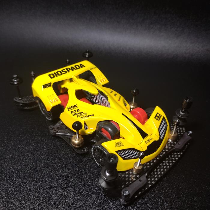 Jual Tamiya Custom FMA Chassis Side Damper Style Mini4wd Bisa Request ...