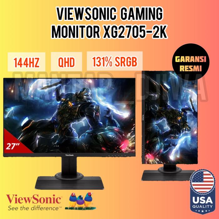 Jual ViewSonic Gaming Monitor XG2705-2K QHD 27 inch IPS Display 1ms ...