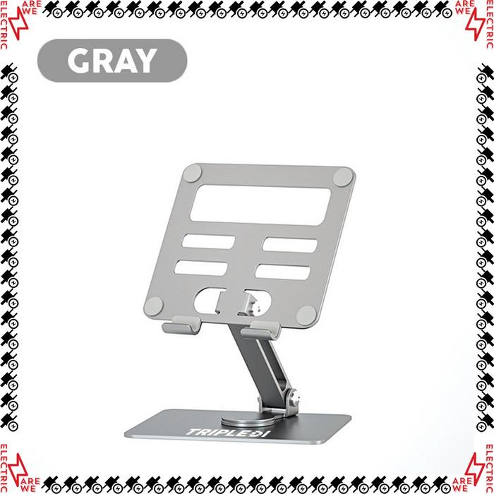 Jual stand holder big tablet ipad pro aluminium rotasi 360 meja kasir ...