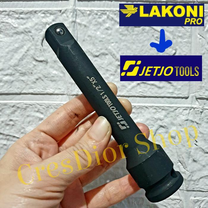 Jual extention bar sambungan sock impact 1/2 x 5 inch Cr-Mo LAKONI ...