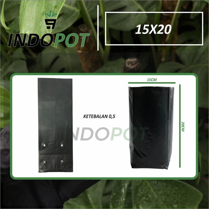 Jual Polybag PlanterBag Sedang Berbagai Macam Ukuran Tebal 0,5mm ...