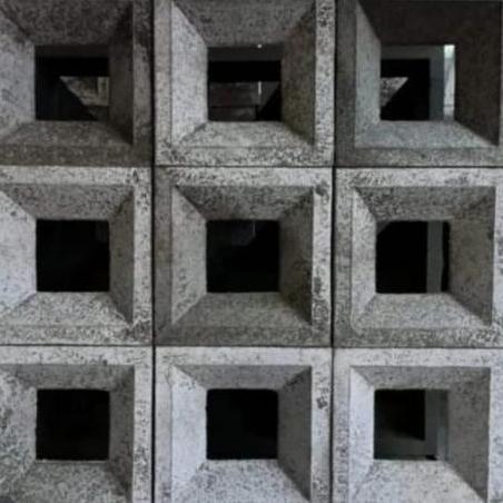 Jual roster beton minimalis motif kotak - Kota Bekasi - roster ...