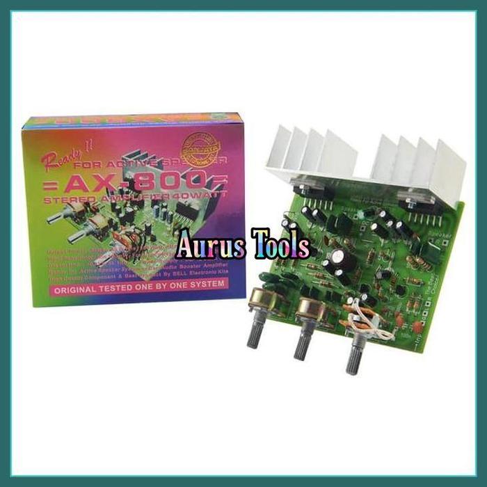Jual KIT POWER AKTIF ACTIVE STEREO 40W AX-800 STEREO AMPLIFIER 40 WATT ...
