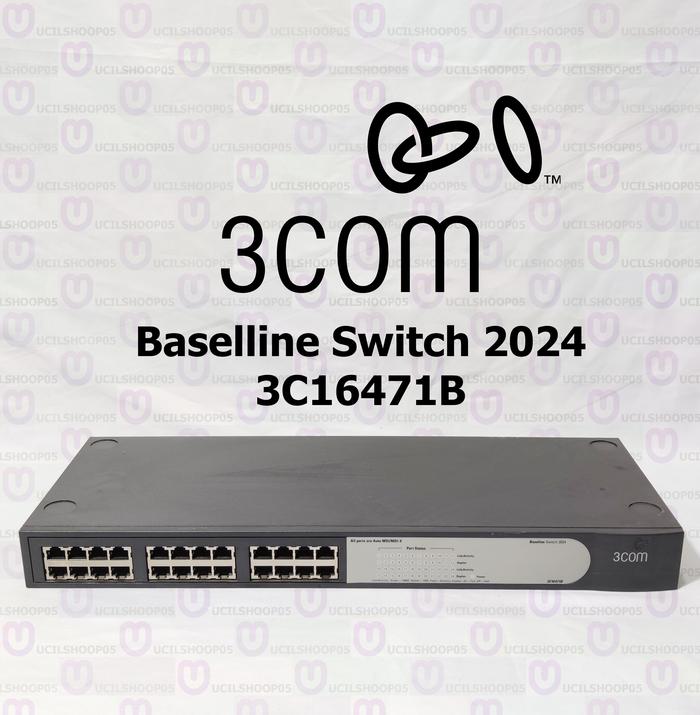 Jual Switch 3com Baseline 2024 /24port - Jakarta Pusat - ucilshoop05 ...